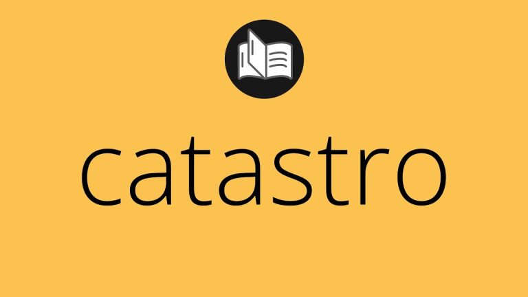 ¿Qué Significan las Siglas de Catastro? Descubre su Importancia y ...